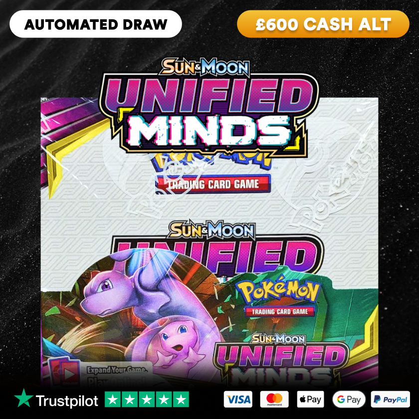 Pokémon UNIFIED MINDS Booster Box (AUTO DRAW) - WinWink