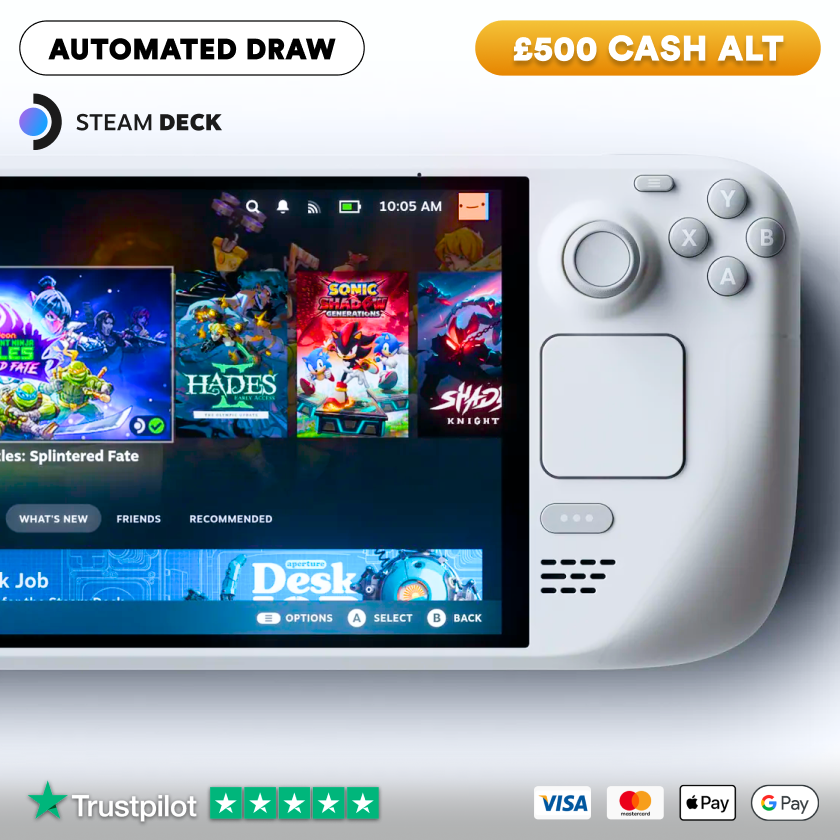 LIMITED EDITION WHITE OLED Steam Deck (AUTO DRAW) - WinWink