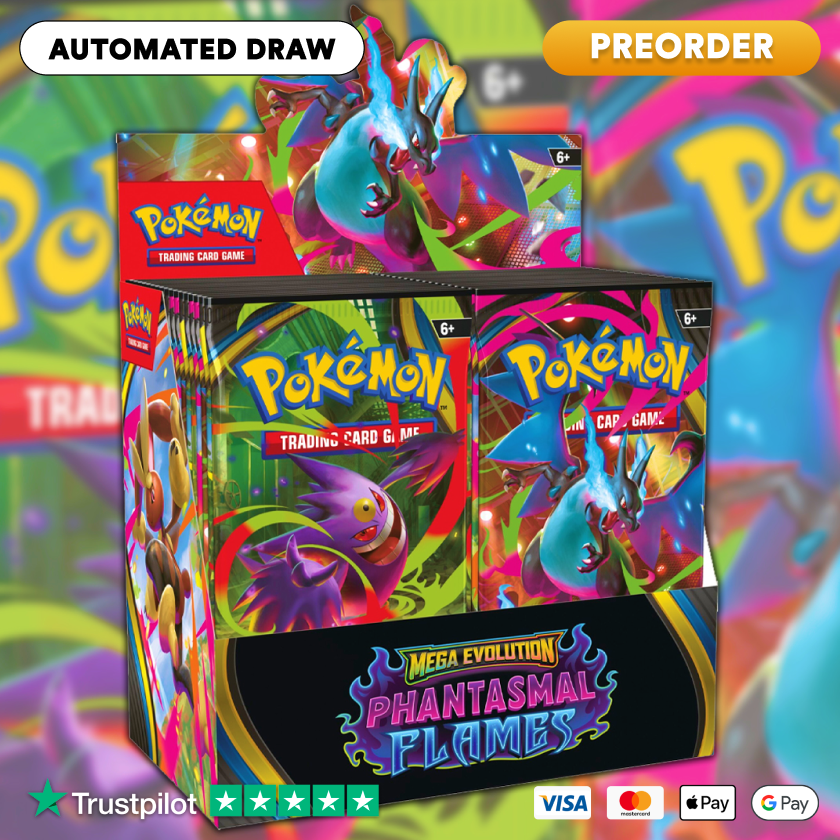 Pokémon ENTIRE CASE of PHANTASMAL FLAMES! 6 Booster Boxes - 216 PACKS ...